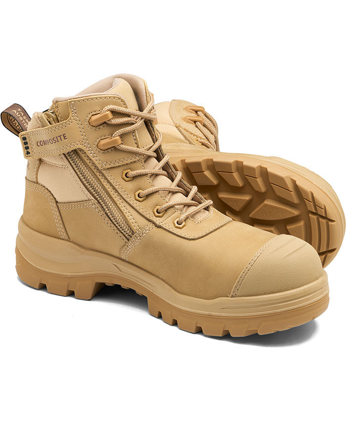 RotoFlex Sand 135mm Zip Sided Safety Boot - Blundstone