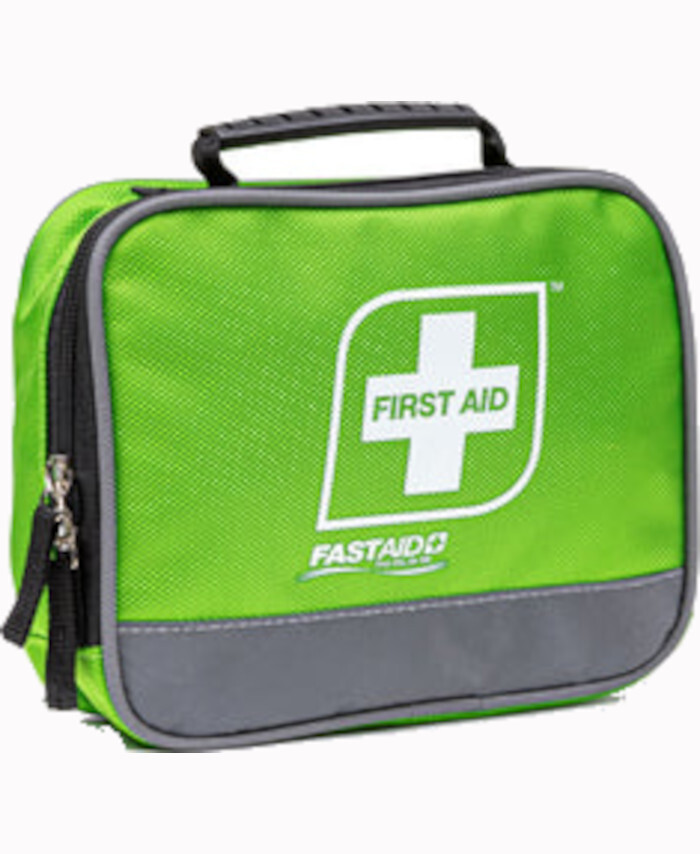 FIRST AID KIT, E-SERIES, TRAVEL, RED, SOFT PACK - FastAid