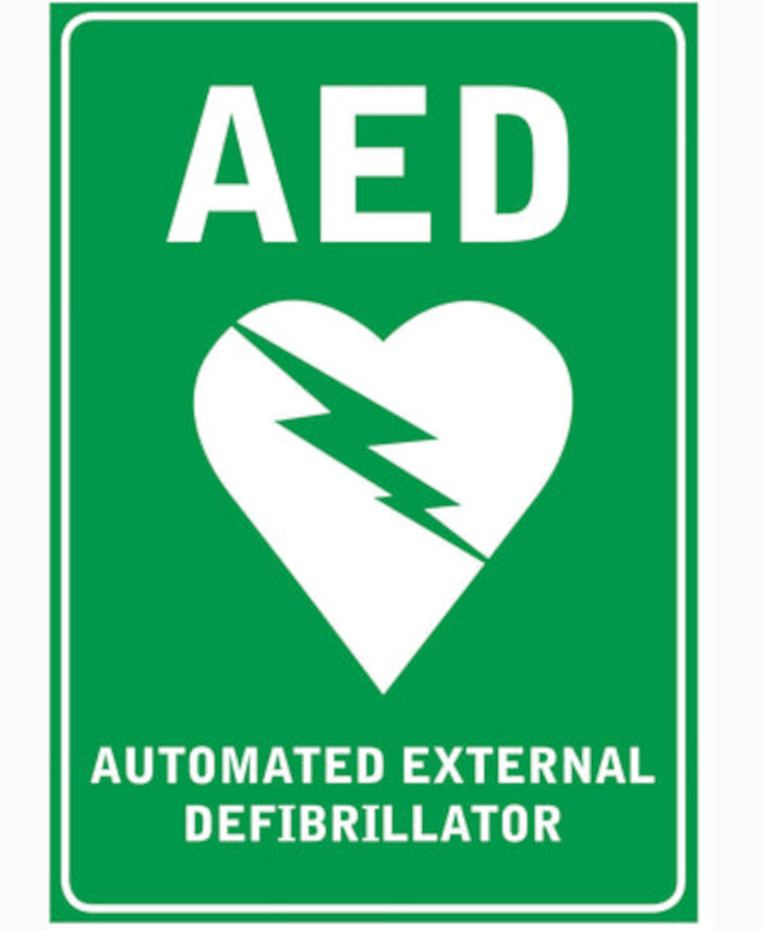 AED WALL STICKER - FastAid