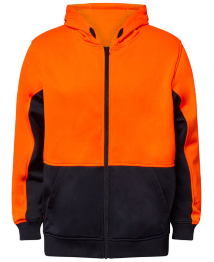 PINNACLE HI VIS HOODIE W/ZIP - NCC Apparel