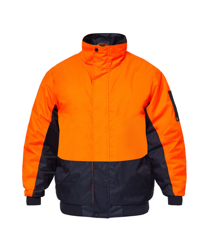 Hi Vis Modern Two Tone Bomber Jacket - NCC Apparel